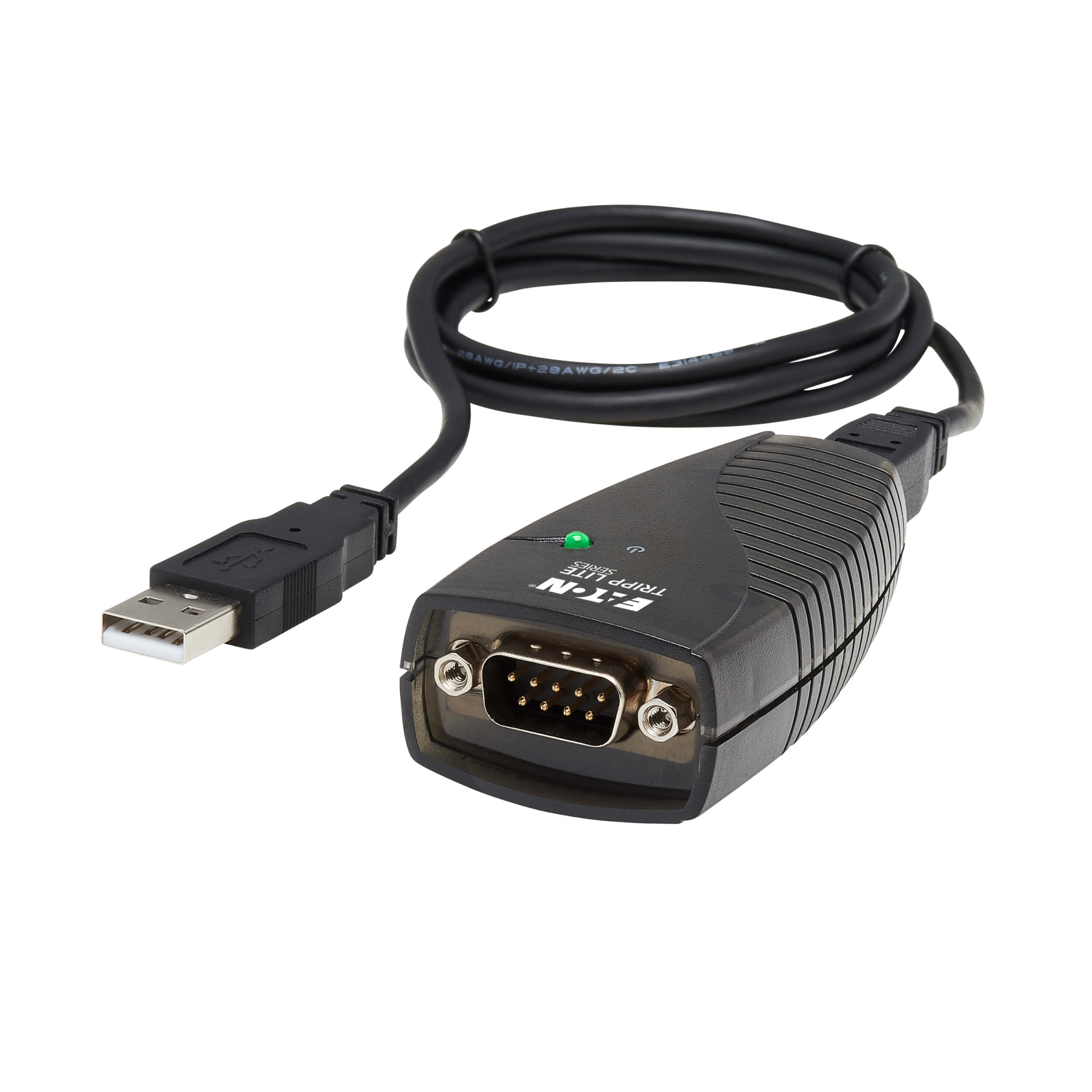 Keyspan RS232 to USB-A Adapter, DB9, 3-ft Cable | Eaton