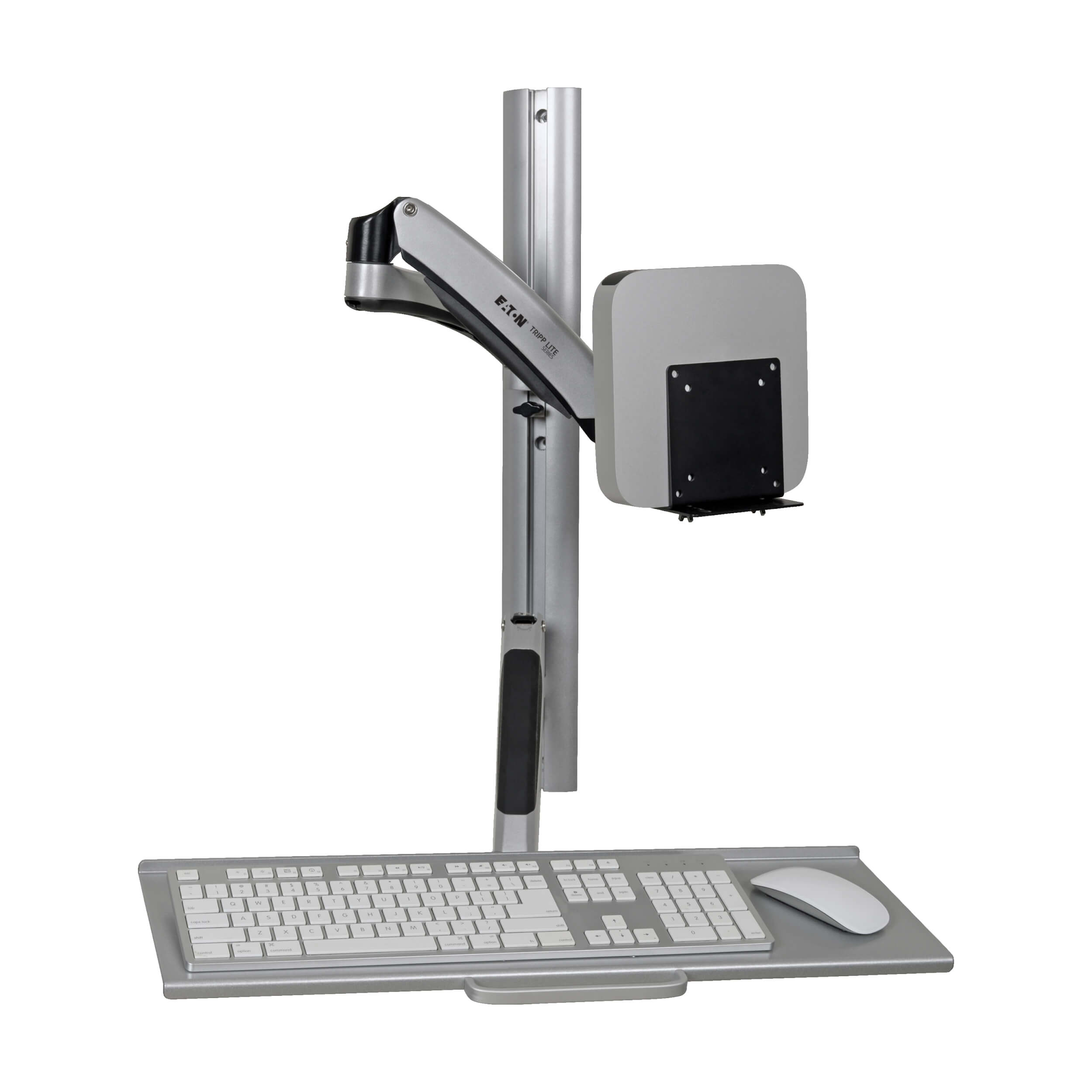 Sit Stand Wall Mount Workstation, Single Display | Eaton