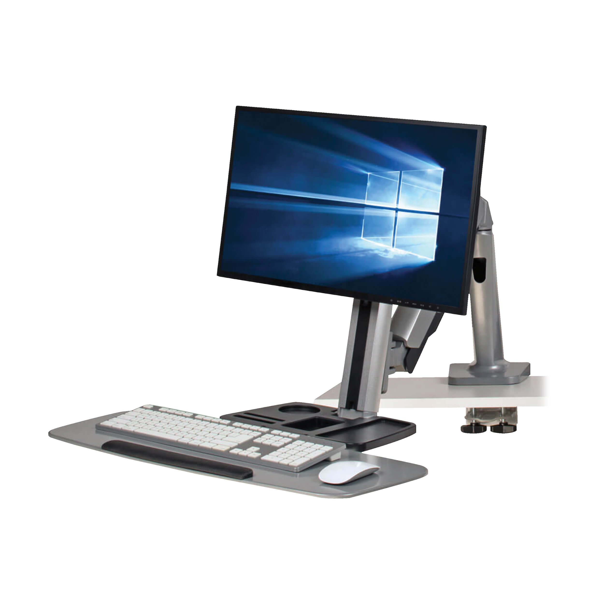 Desk Mounted Workstation, Single Display | Eaton