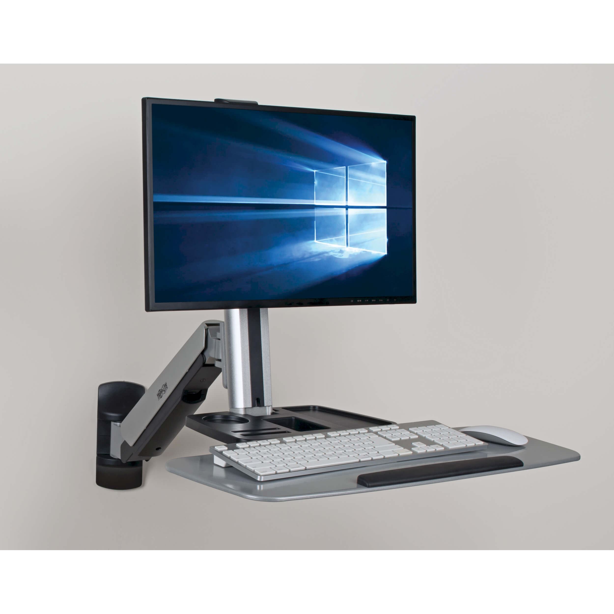 WorkWise Wall Mounted Workstation, Single Display | Eaton
