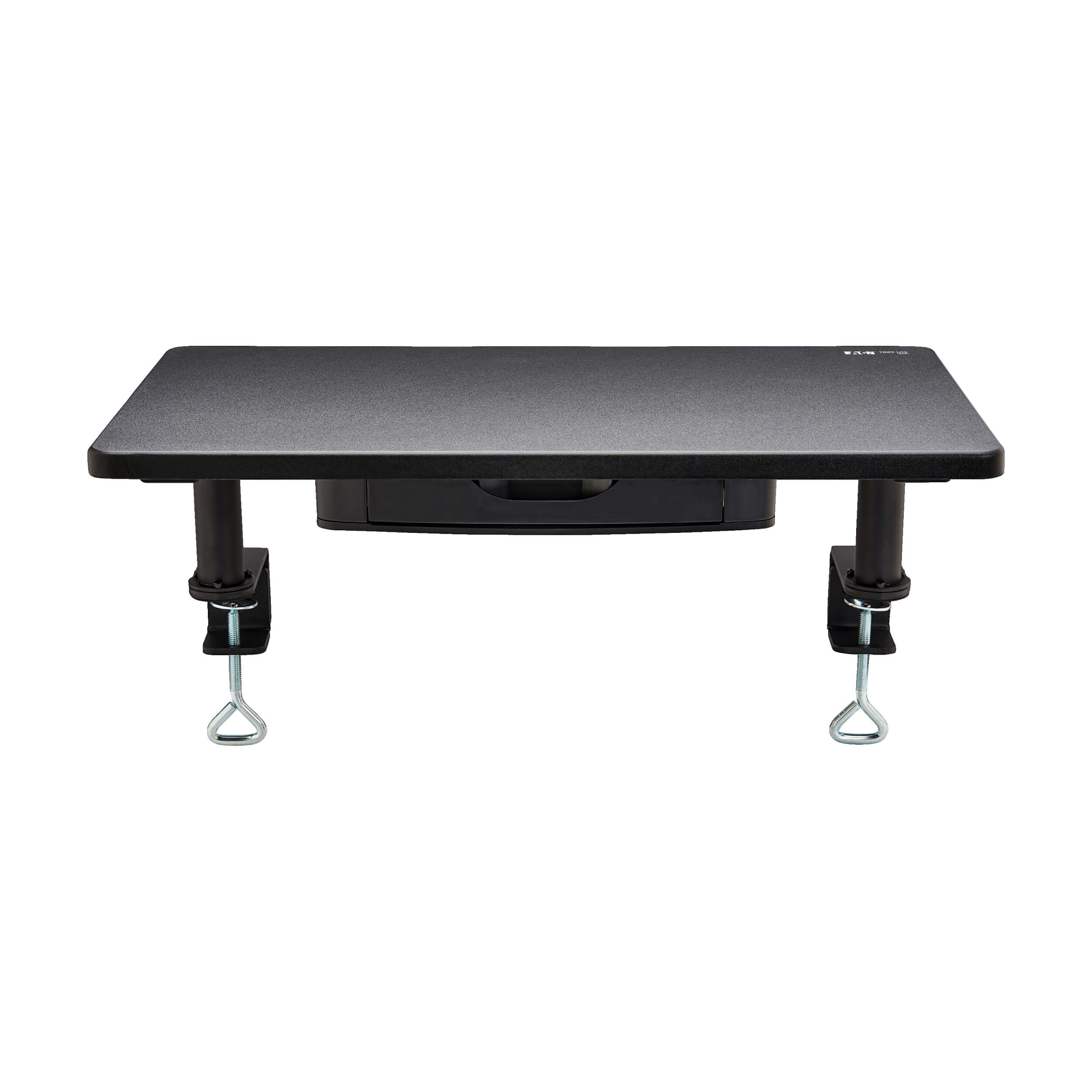Desk clamp monitor riser with drawer, 24-inch, TAA | Eaton