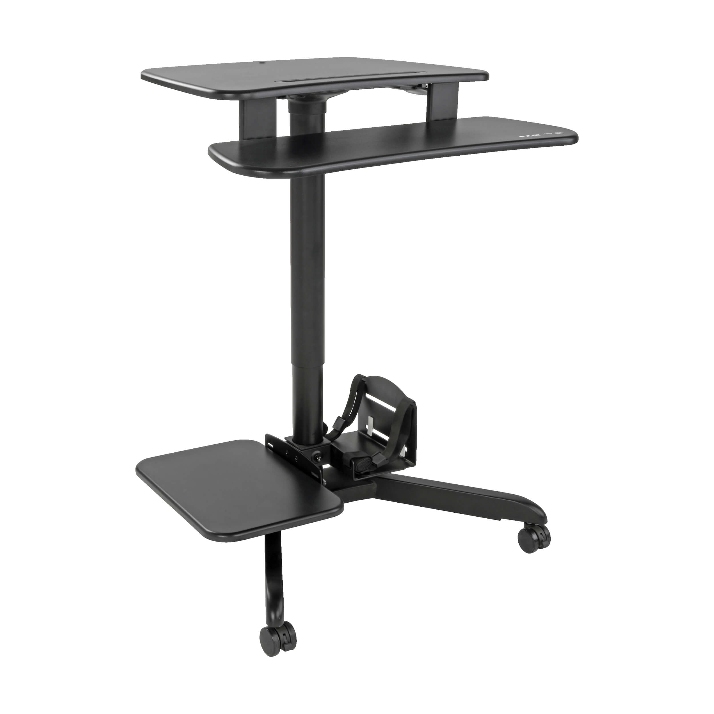 Mobile Standing Desk/Workstation, Height Adjustable | Eaton