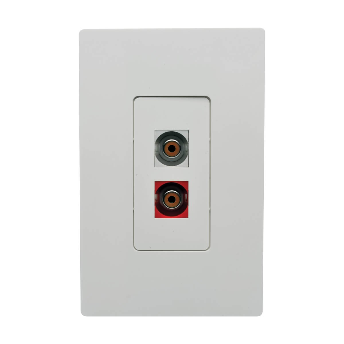 RCA Female Audio to Screw Terminal Keystone Jack Kit, Red/White | Eaton