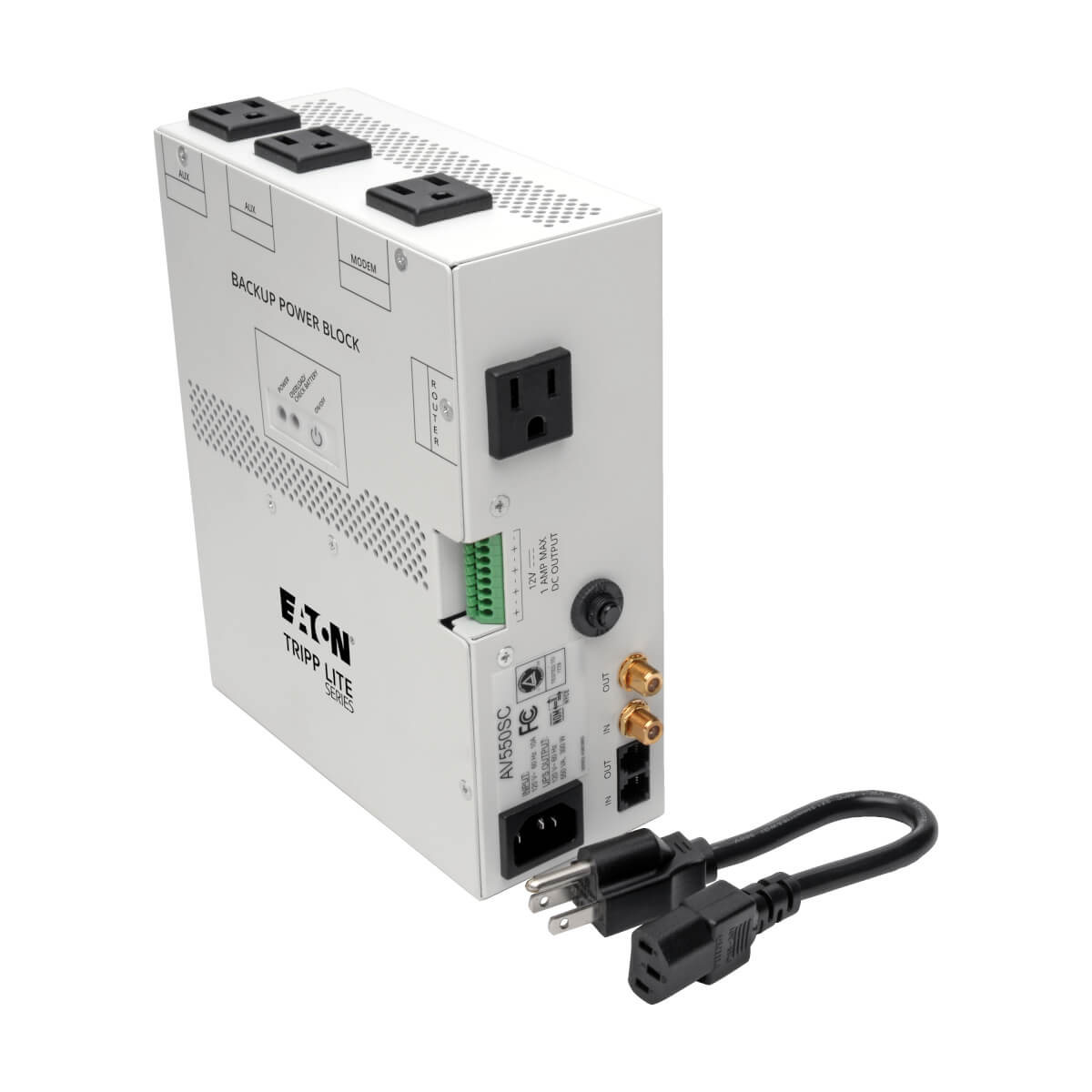 550VA Audio/Video Backup Power Block - Exclusive UPS Protection for ...