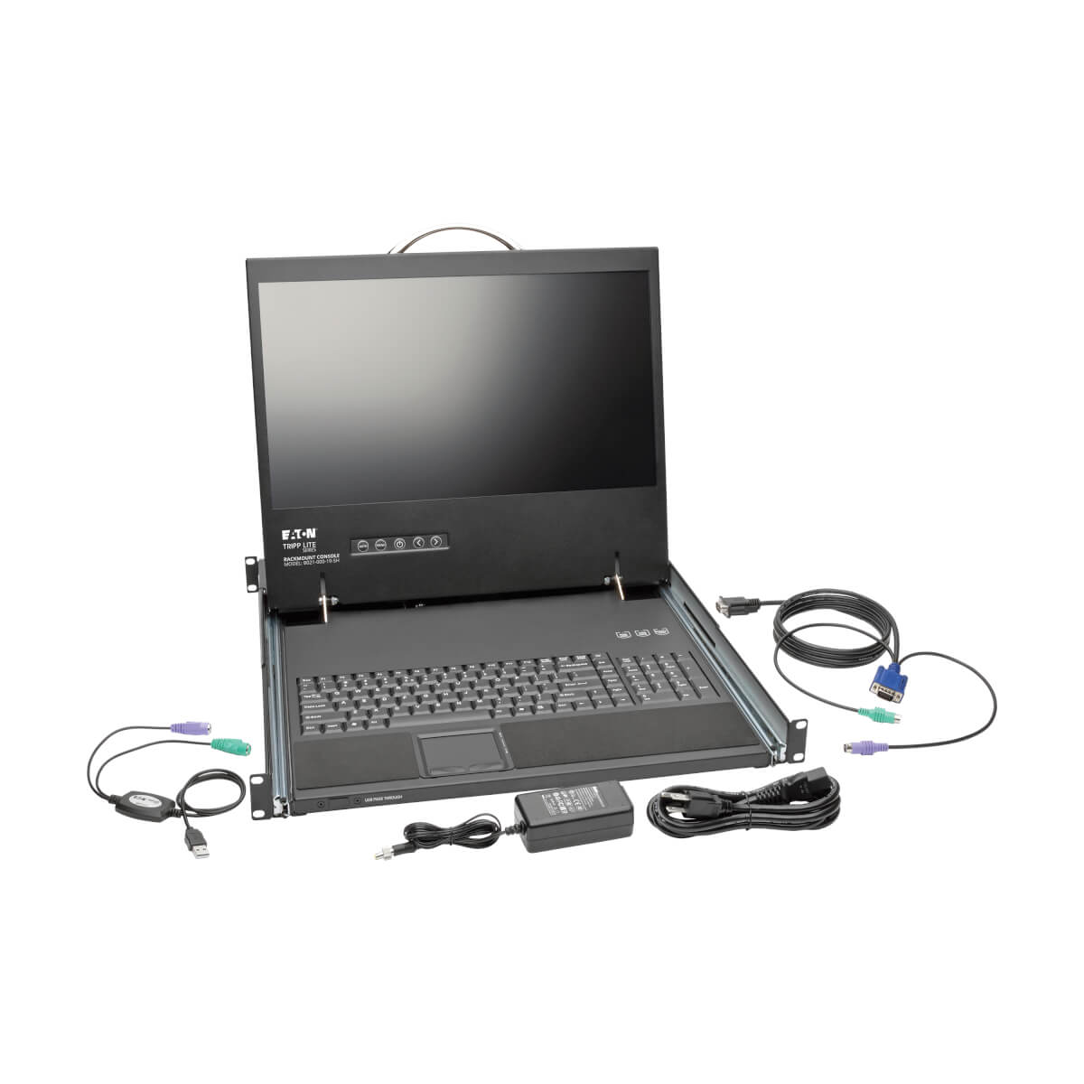 1U Rack-Mount Console, 19-in. LCD, Short-Depth; Compliant | Eaton