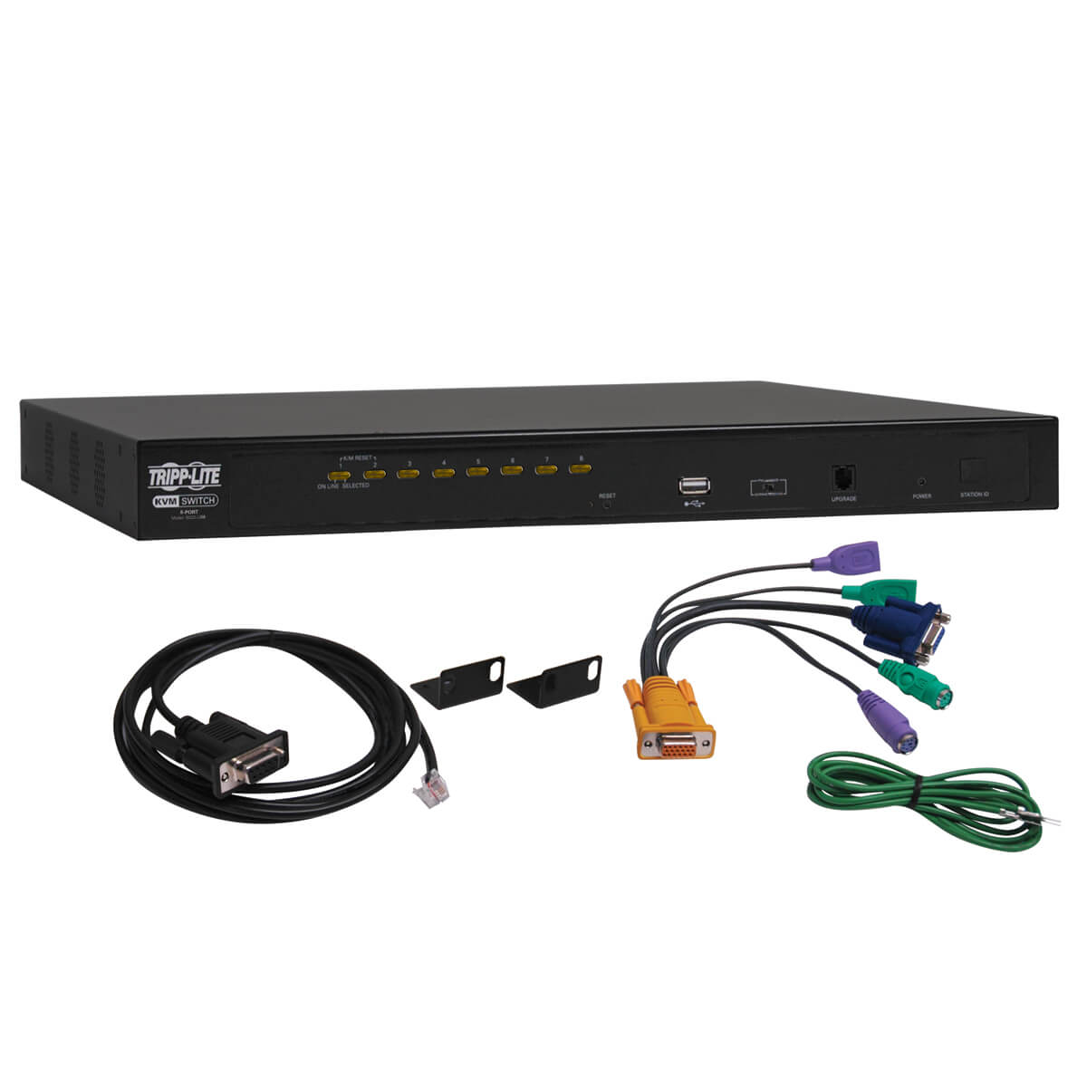 NetDirector 8-Port 1U Rack-Mount KVM Switch | Eaton