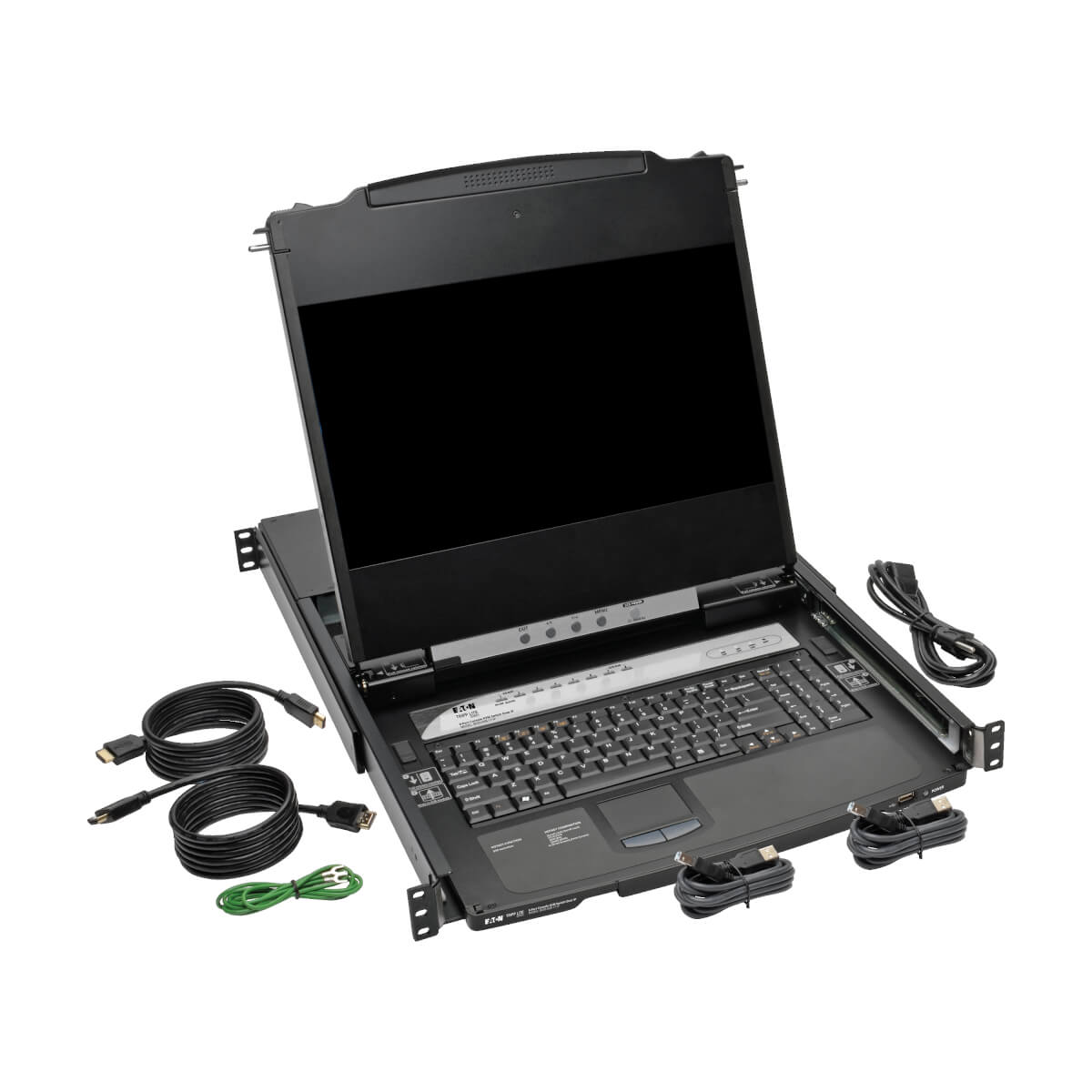 8-Port 1U Console HDMI KVM Switch with 17 in. LCD, IP Remote Access ...