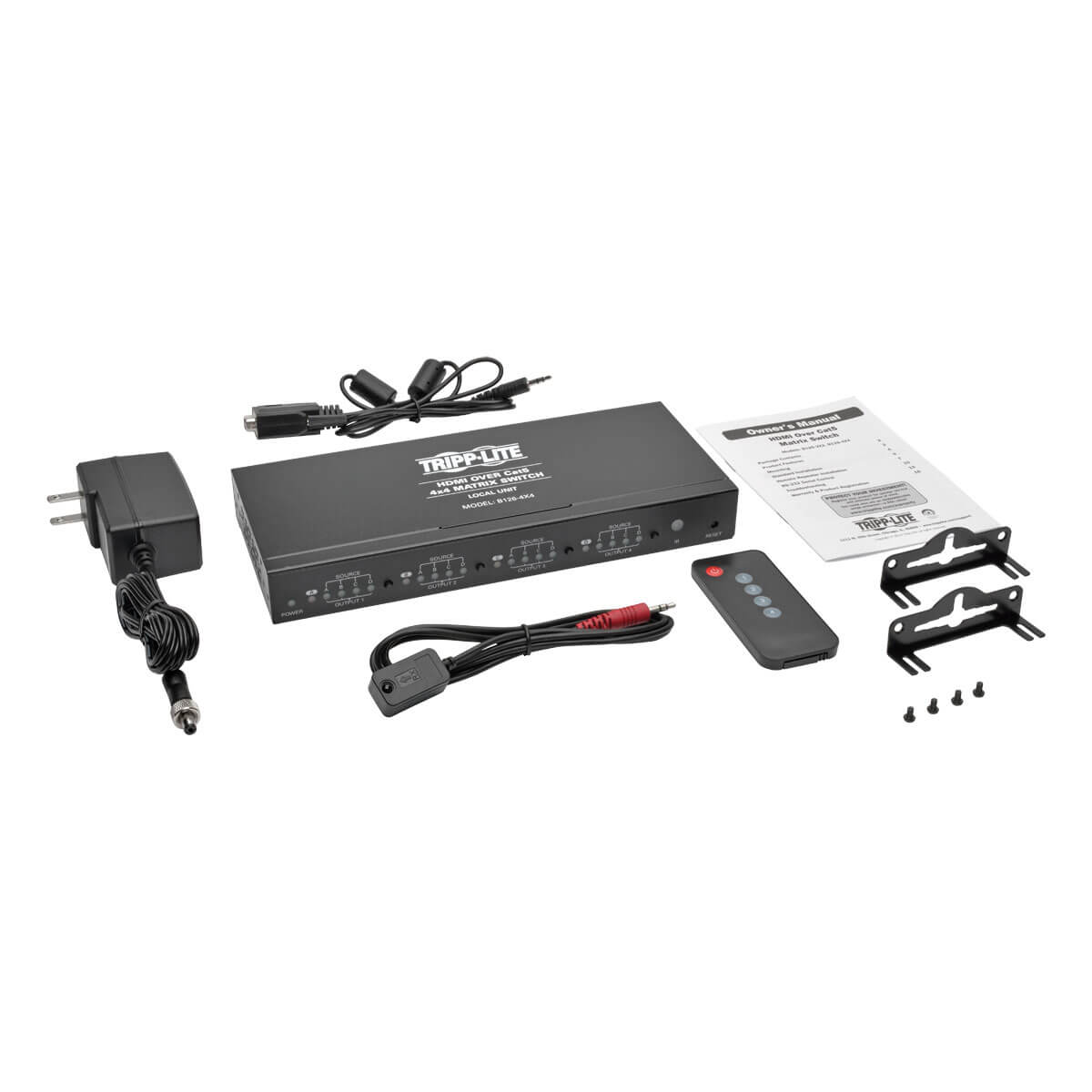 4x4 HDMI over Cat5 Cat6 Matrix Splitter Switch, 175-ft. | Eaton