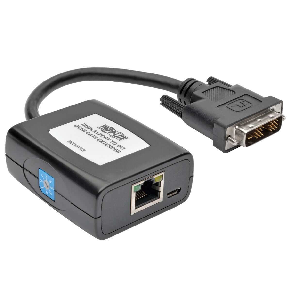 DisplayPort to DVI over Cat5 Cat6 Active Extender Kit | Eaton