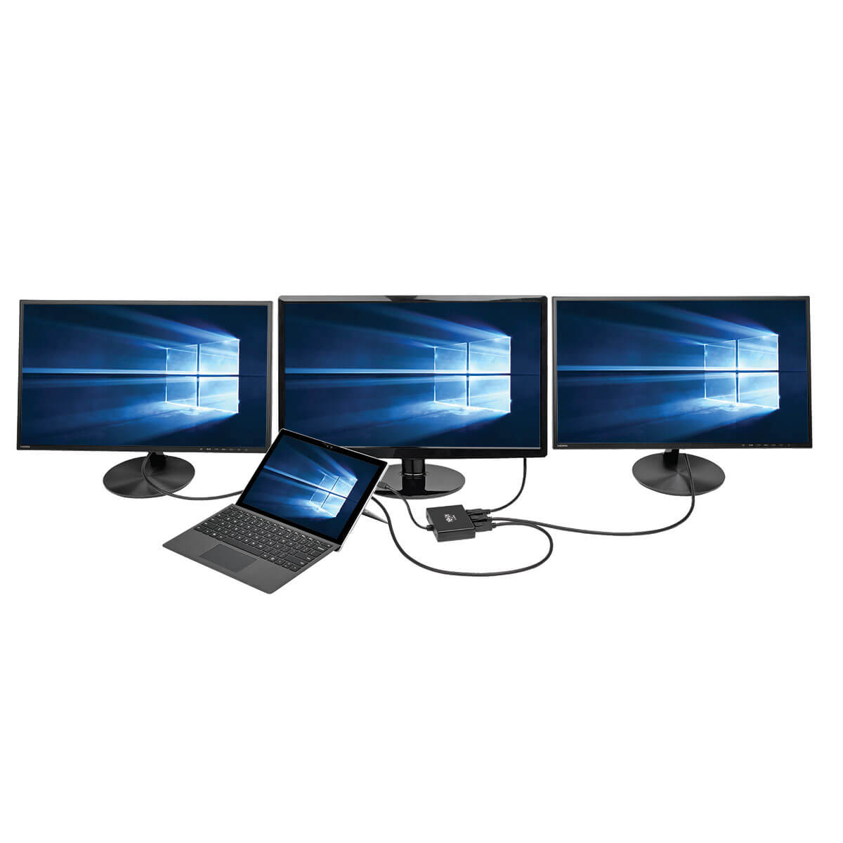 3-Port Mini DisplayPort to DisplayPort Splitter, 4K 60 Hz UHD | Eaton