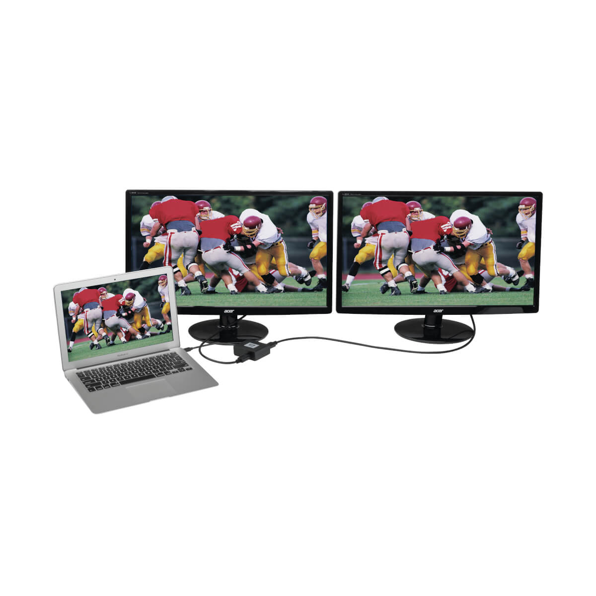 2-Port Mini DisplayPort to HDMI Splitter, MST Hub, 4K UHD | Eaton Tripp ...