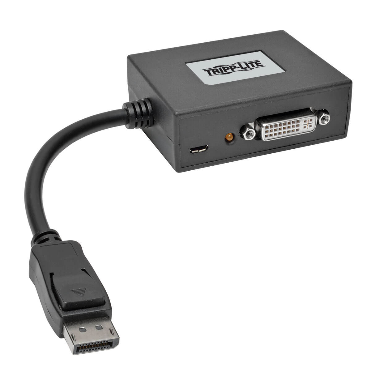 2-Port DisplayPort to DVI Multi-Monitor Splitter, MST Hub, DP1.2 | Eaton