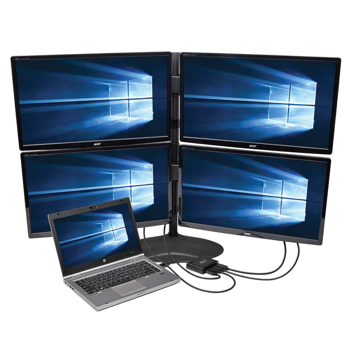 4-Port DisplayPort Splitter, MST Hub, 4K 60Hz UHD | Eaton