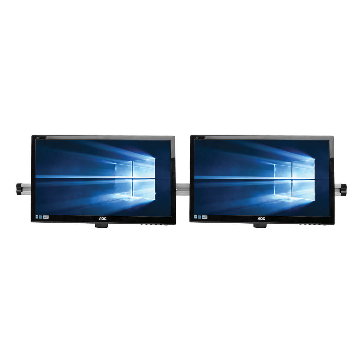 Dual Flat-Panel Rail Wall Mount for 10” to 24” TVs and Monitors | Eaton