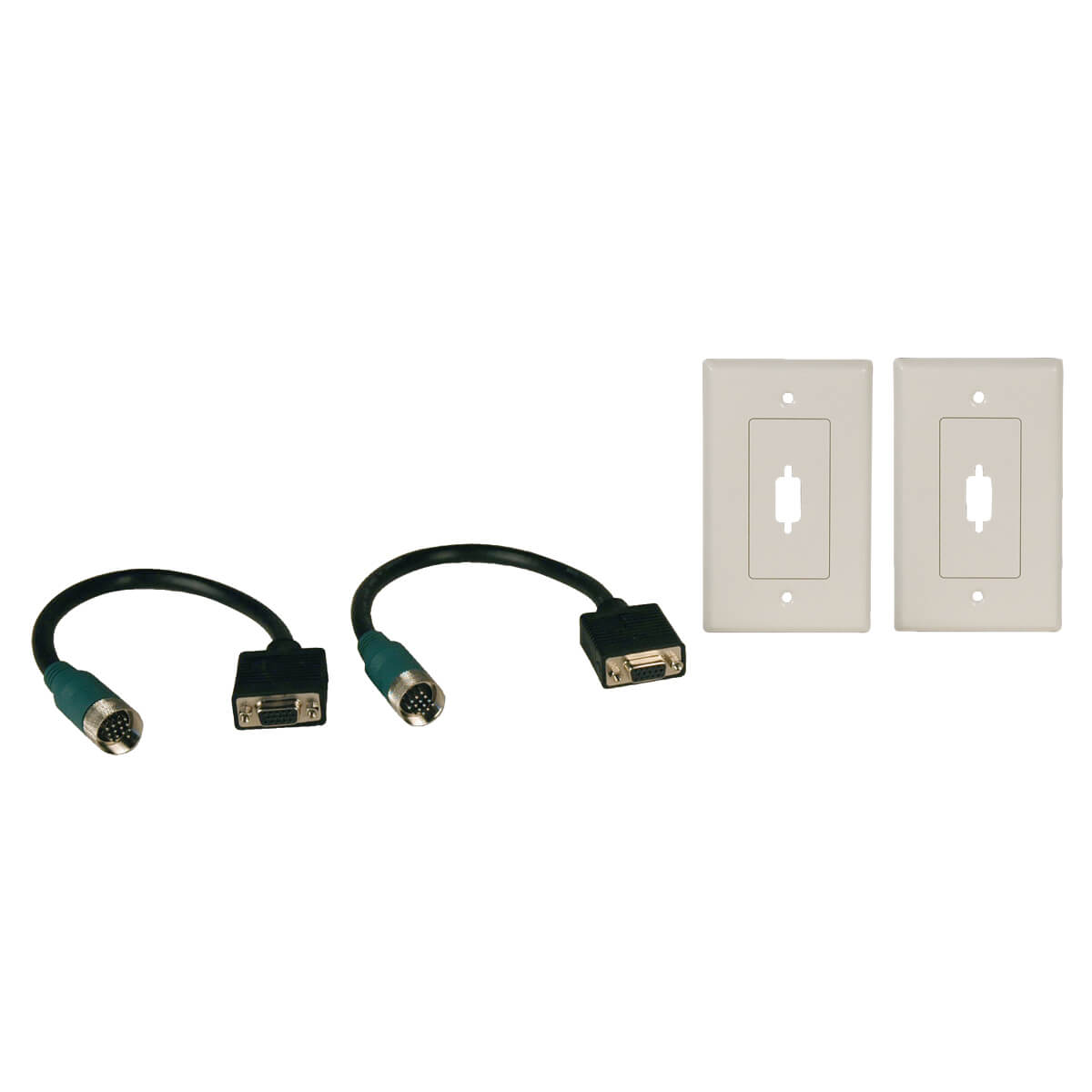 Easy Pull Type-A Connectors - (F/F set of VGA, Faceplates) | Eaton