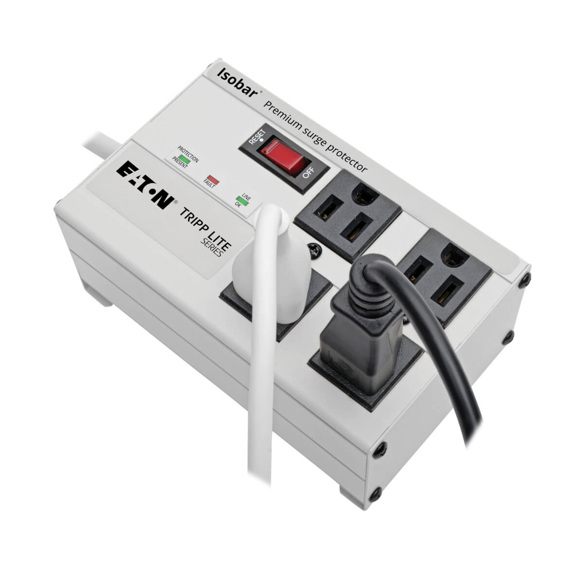 Isobar Surge Protector, 4 Outlet, 3300 Joules, LED | Eaton