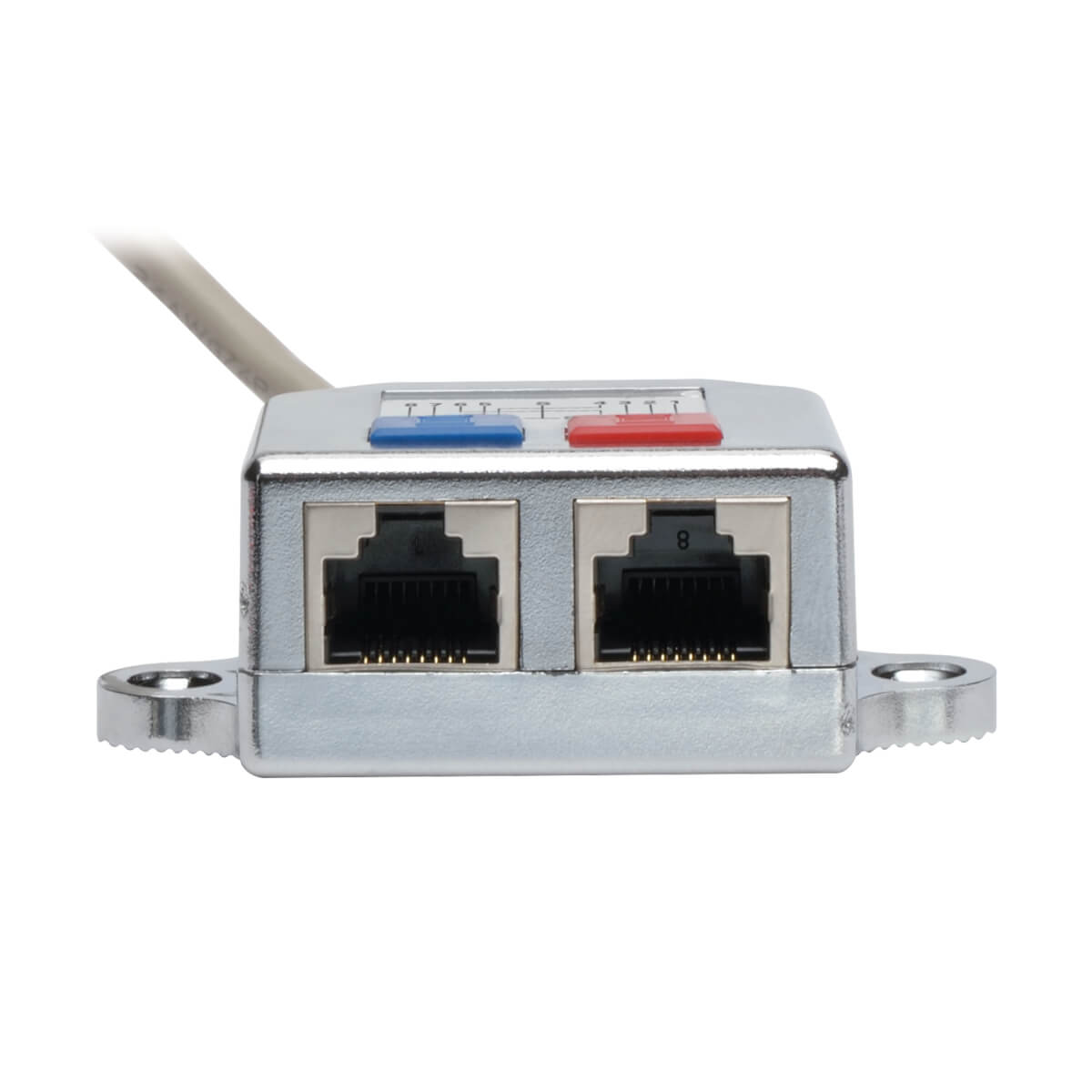 RJ45 Splitter Adapter Cable, Ethernet Cat5/Cat5e, 6 in | Eaton