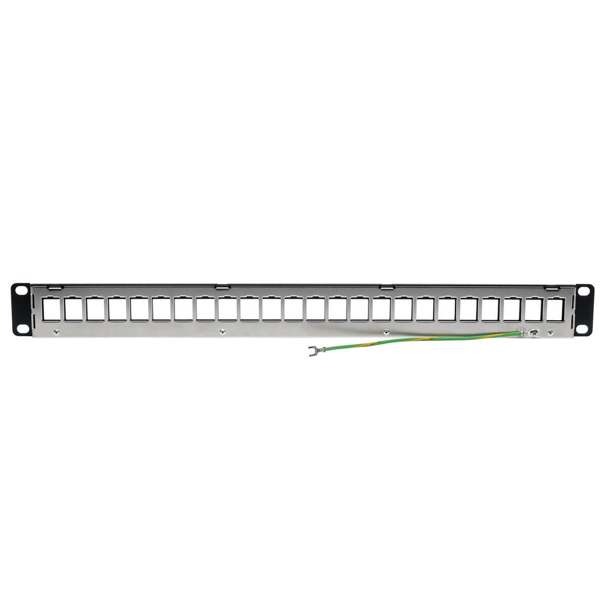 24-Port Shielded Blank Keystone Patch Panel, 1U Rack | Eaton