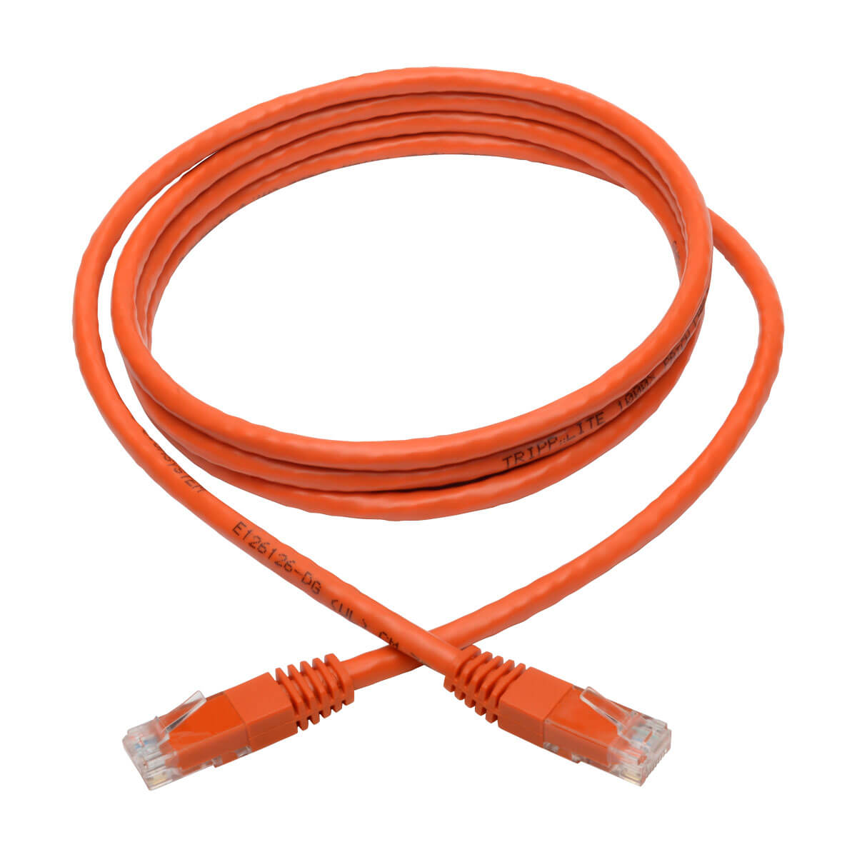 Cat6 Gigabit Ethernet Cable, Orange, 6-ft | Eaton