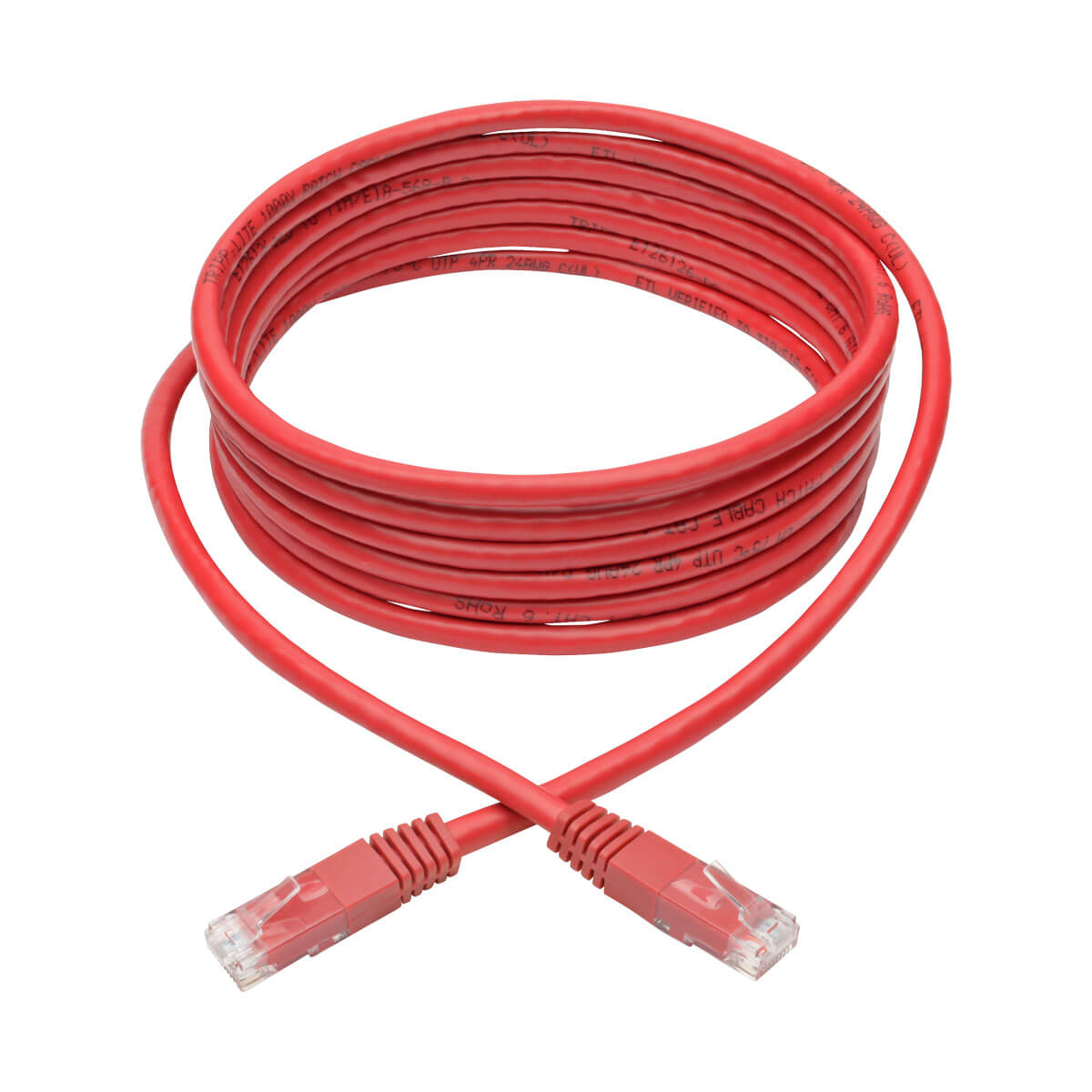 Cat6 Gigabit Ethernet Cable, Red, 10-ft | Eaton