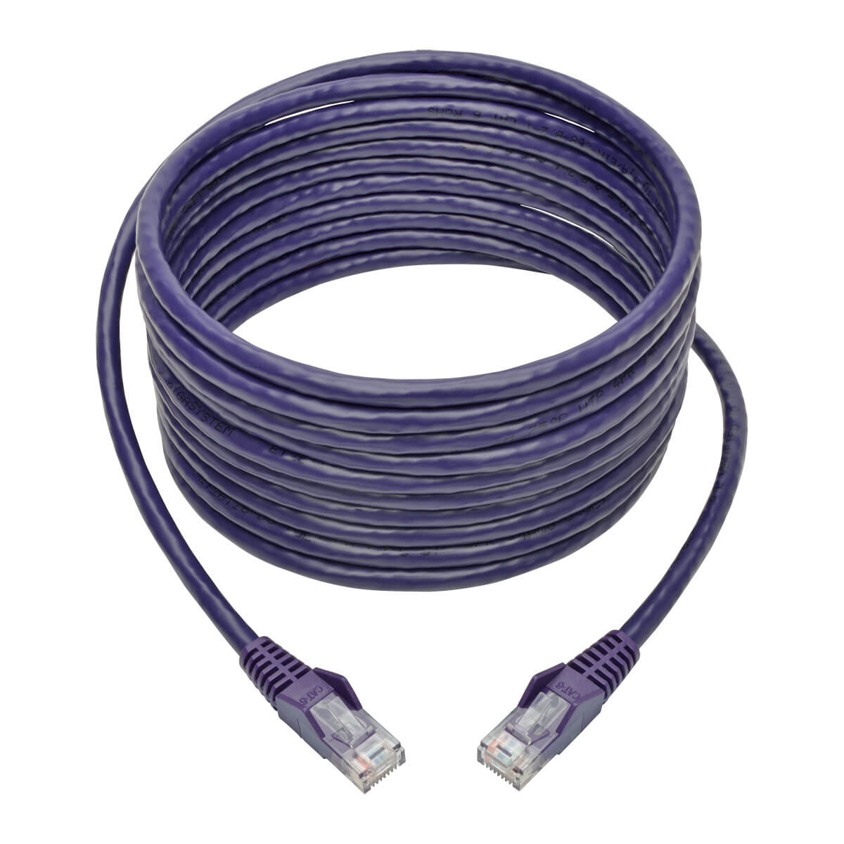 Cat6 Snagless Gigabit Ethernet Cable, Purple, 20-ft | Eaton