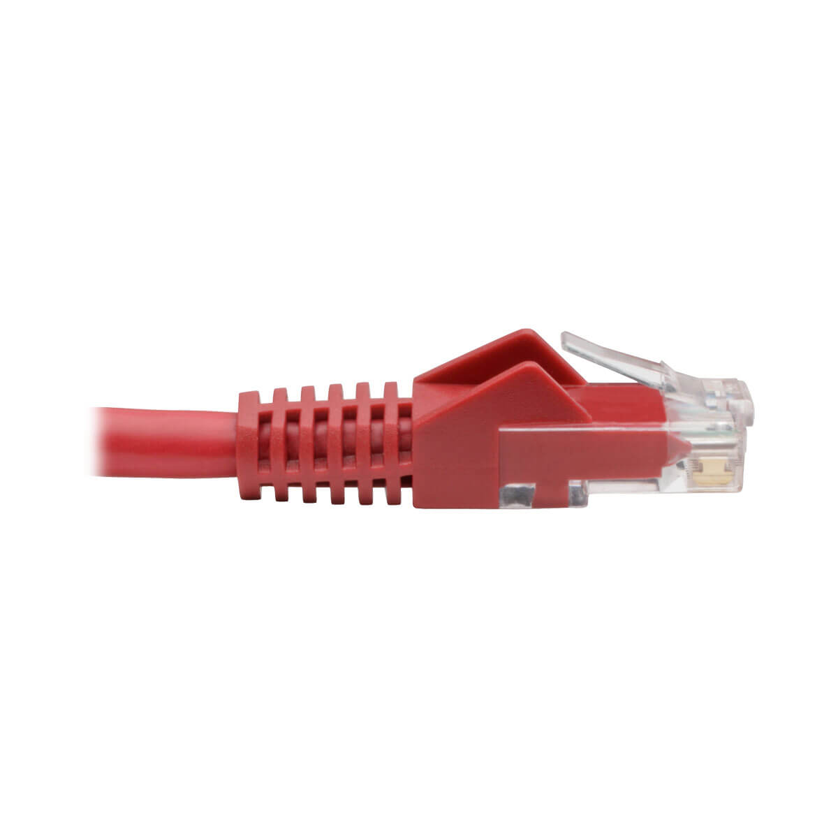 Cat6 Snagless Gigabit Ethernet Cable, Red, 6 in. | Eaton