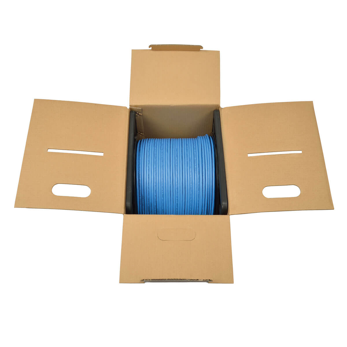Cat6 Gigabit Bulk Solid-Core Plenum Cable, Blue, 1000-ft | Eaton