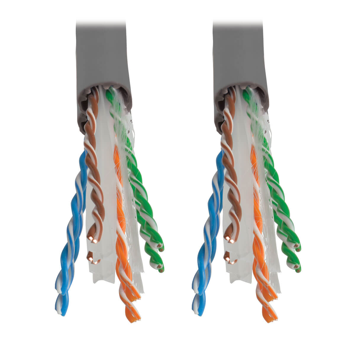 Cat6 Gigabit Bulk Solid Plenum Cable, Gray, 1000-ft TAA | Eaton