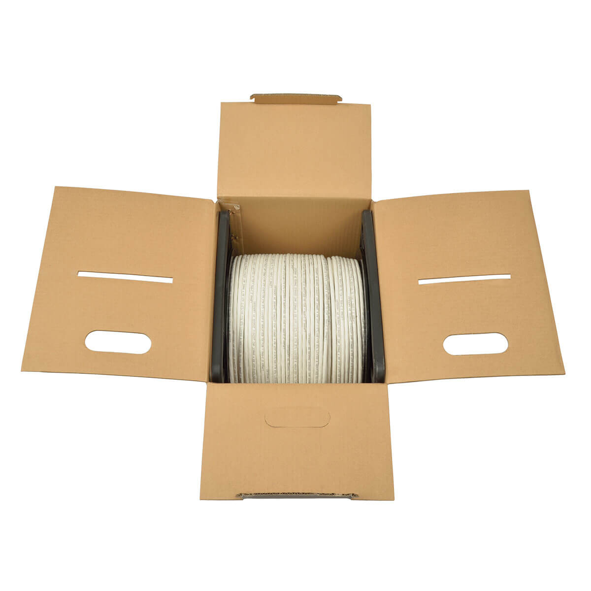 Cat6 Gigabit Bulk Solid-Core Plenum Cable, White, 1000-ft | Eaton