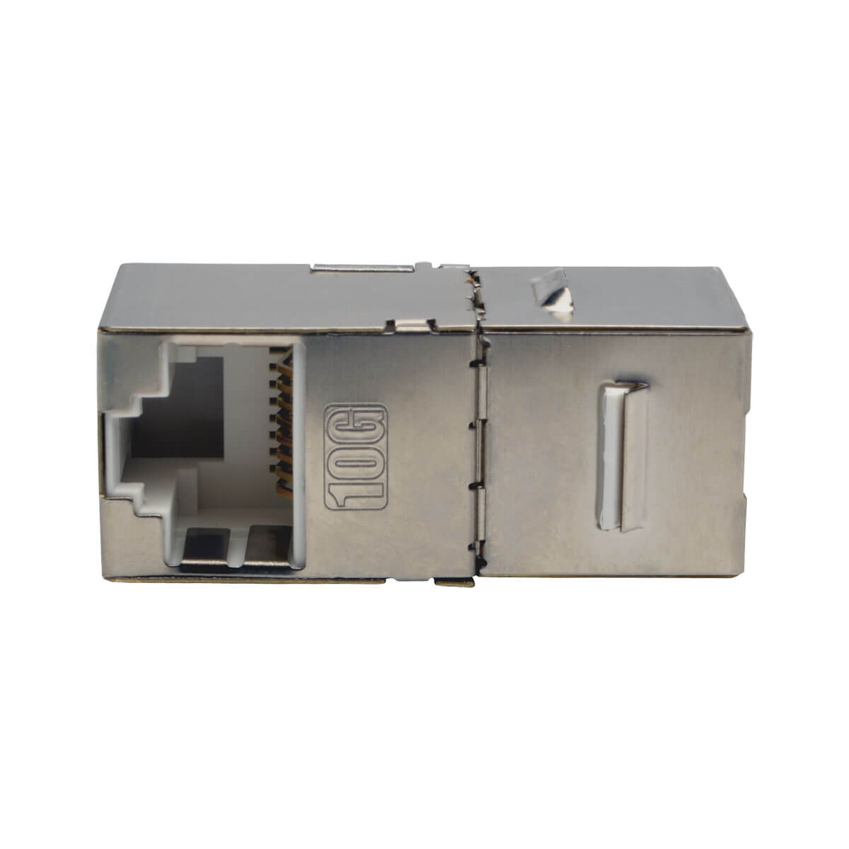 Cat6a Straight-Through Modular Shielded In-Line Snap-In Coupler | Eaton