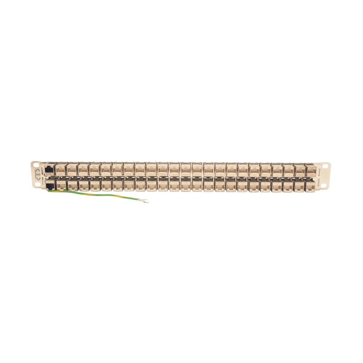 48-Port 1U Rack-Mount STP Shielded Cat6a Patch Panel | Eaton