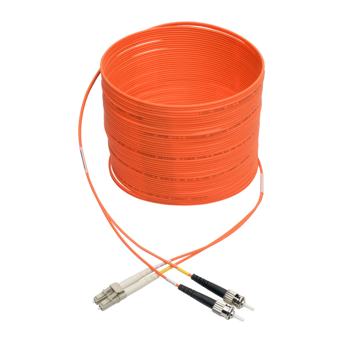 Duplex Multimode 62.5/125 Fiber Optic Cable LC-ST, 10M 33-ft | Eaton
