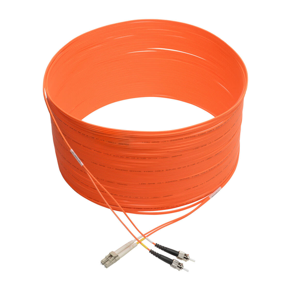 Duplex Multimode 62.5/125 Fiber Optic Cable LC-ST, 30M 100-ft | Eaton