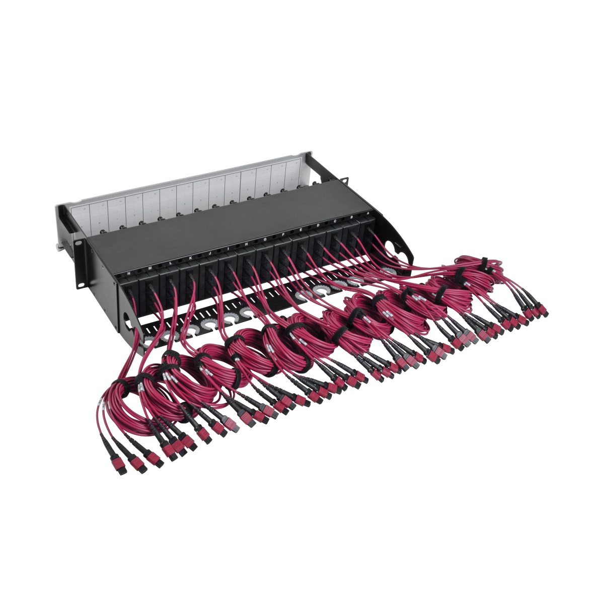 Fiber Breakout Patch Panel, LC Duplex OM4, Multimode, 2U | Eaton