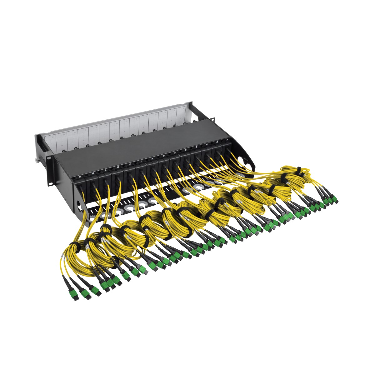 Fiber Breakout Patch Panel,LC Duplex, Singlemode, 2U | Eaton