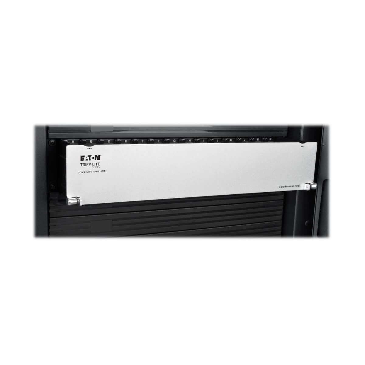 Fiber Breakout Patch Panel,LC Duplex, Singlemode, 2U | Eaton Tripp Lite