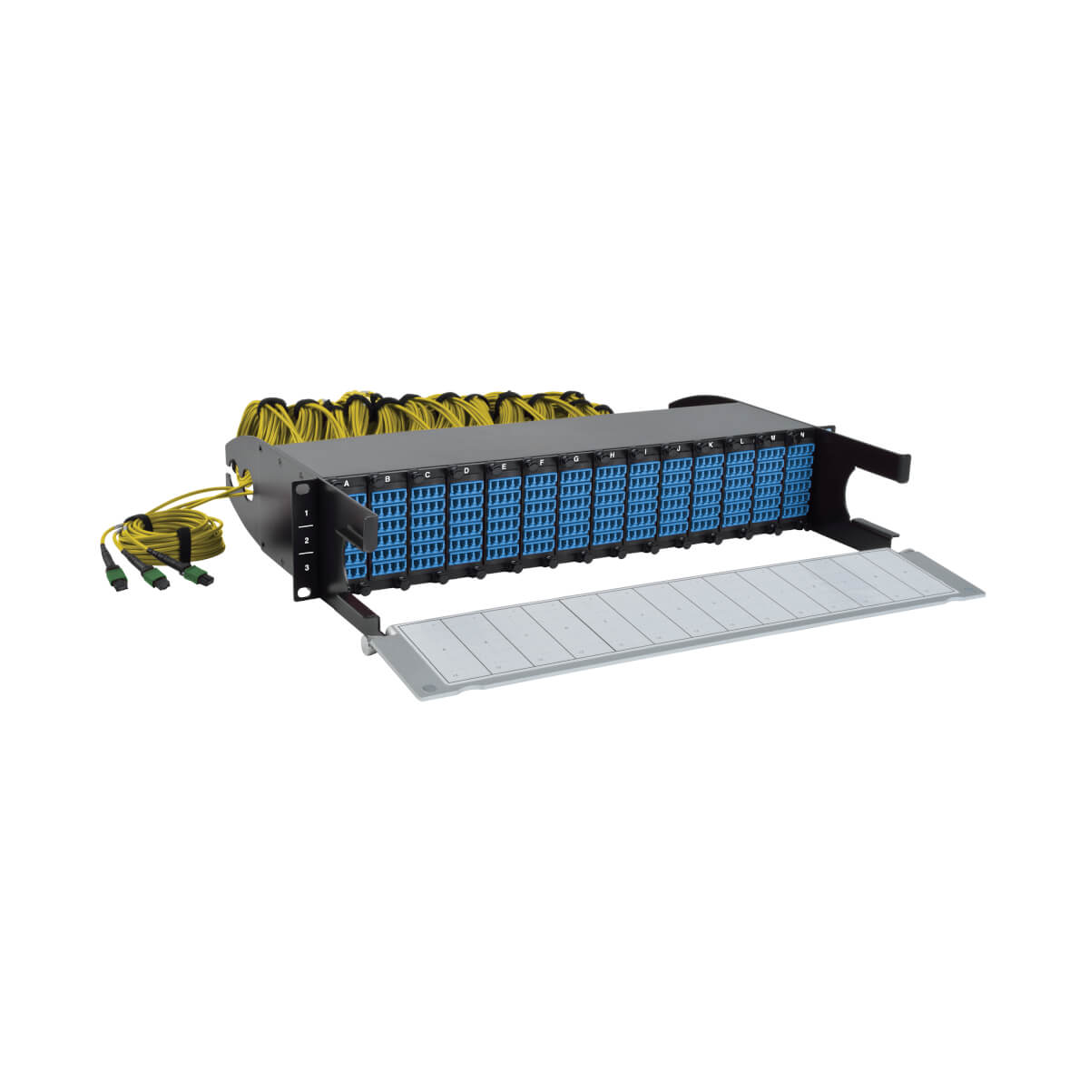 Fiber Breakout Patch Panel,LC Duplex, Singlemode, 2U | Eaton