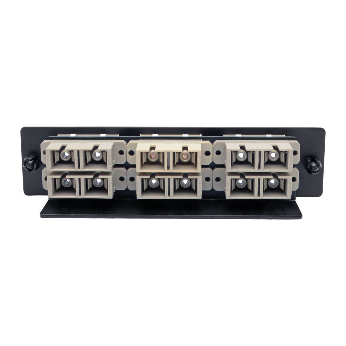 High-Density Fiber Adapter Panel, 6 SC Duplex Connectors | Eaton