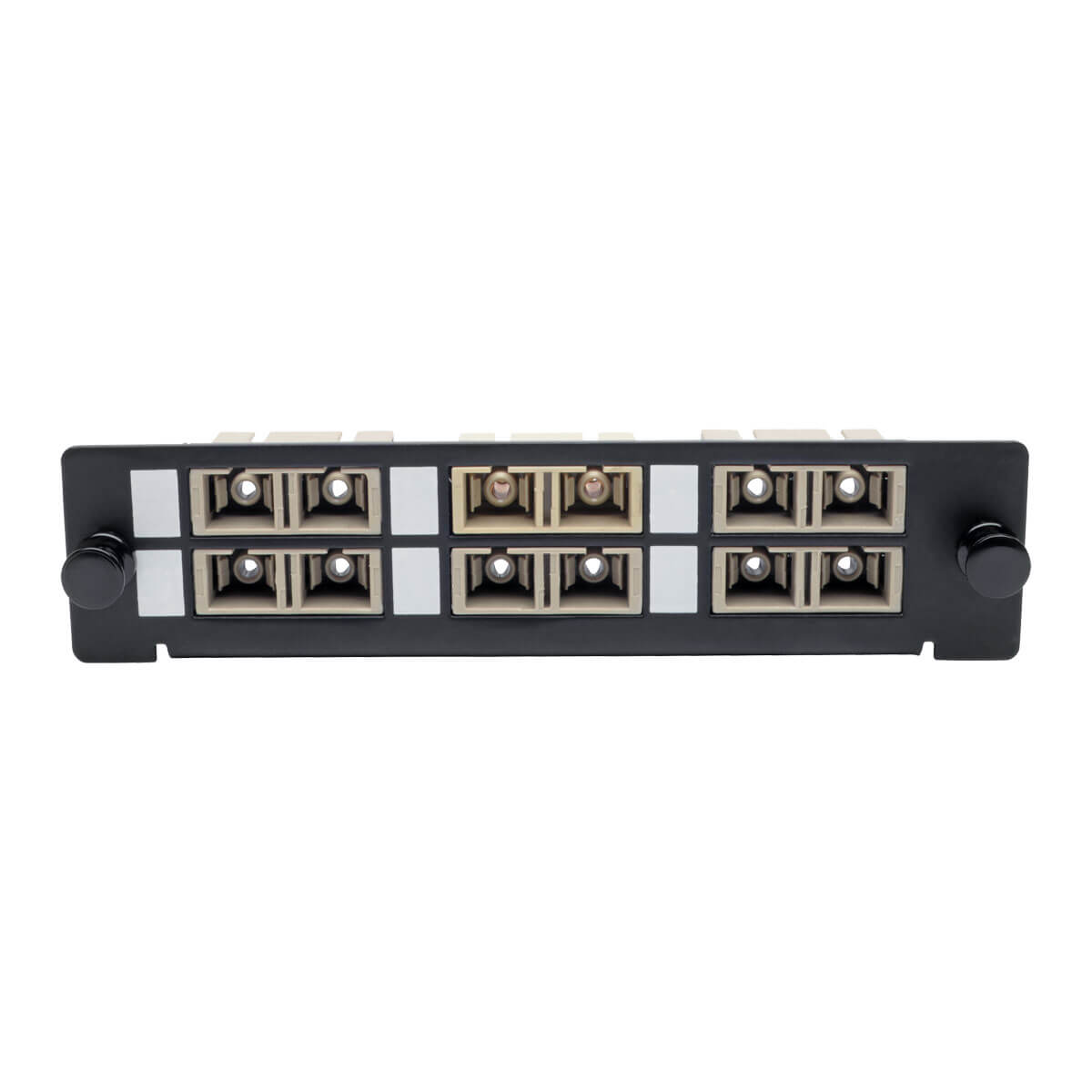 High-Density Fiber Adapter Panel, 6 SC Duplex Connectors | Eaton
