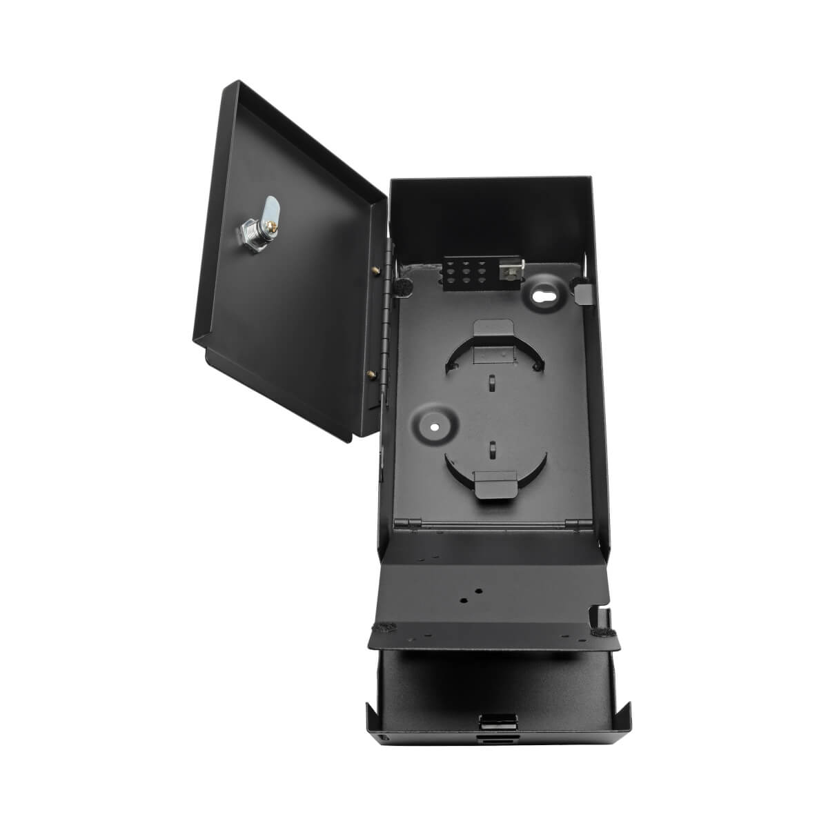 Wall-Mount Fiber Optic Distribution Enclosure, 2-Panel Capacity | Eaton