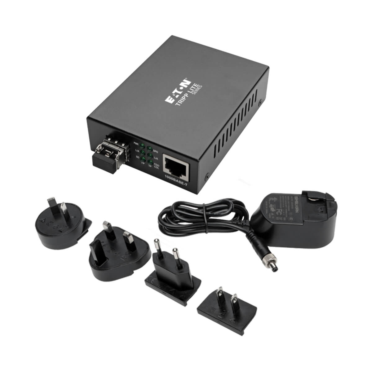 Multimode Fiber to Ethernet Media Converter, LC, 550M | Eaton