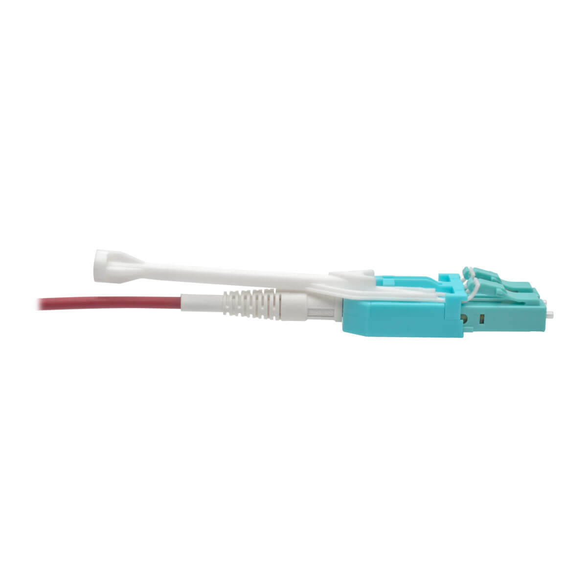 Multimode Fiber Cable, 10G, OM4, Push/Pull Tabs, Magenta, 2M | Eaton