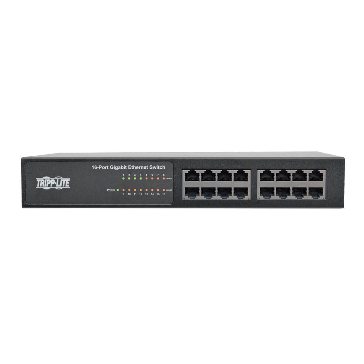 16-Port 10/100/1000 Mbps 1U/Desktop Gigabit Ethernet Unmanaged Switch ...
