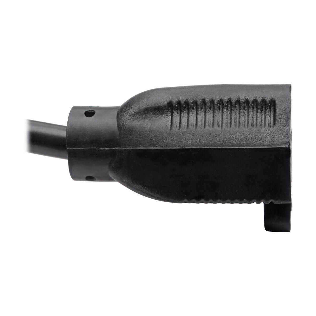 Extension Cord Splitter, 5 15P to 5 15R, 18 in., Black | Eaton