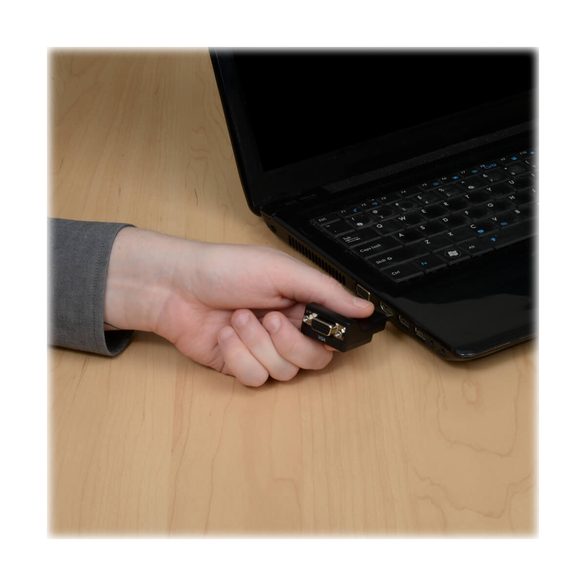 DisplayPort 1.2 to VGA Adapter, Male to Female | Eaton