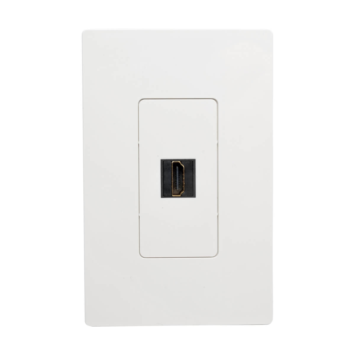 HDMI All-in-One Keystone/Panel Mount Angled Coupler, Black | Eaton