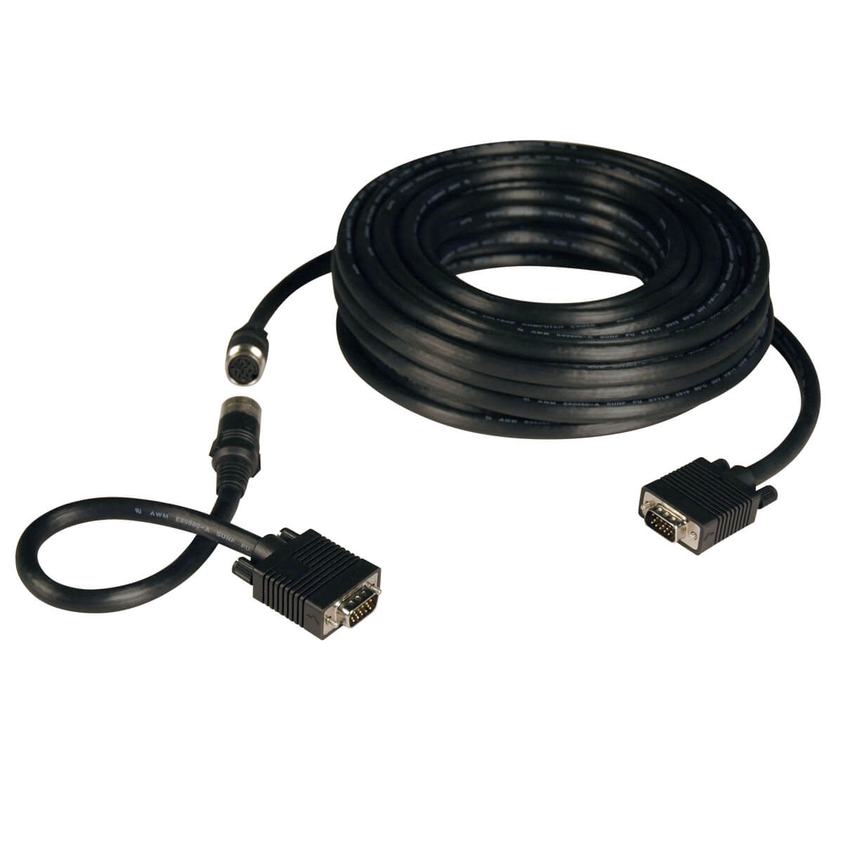 VGA Easy Pull High-Resolution RGB Coaxial Cable HD15 100-ft. | Eaton
