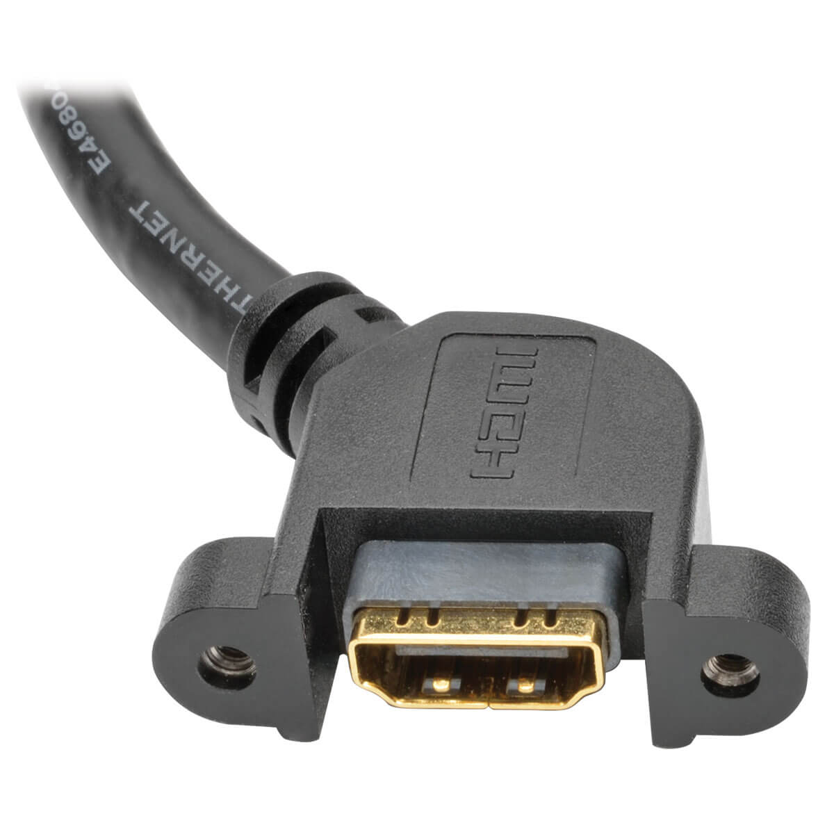 High-Speed HDMI Cable, Ethernet, Panel Mount, 3-ft. | Eaton