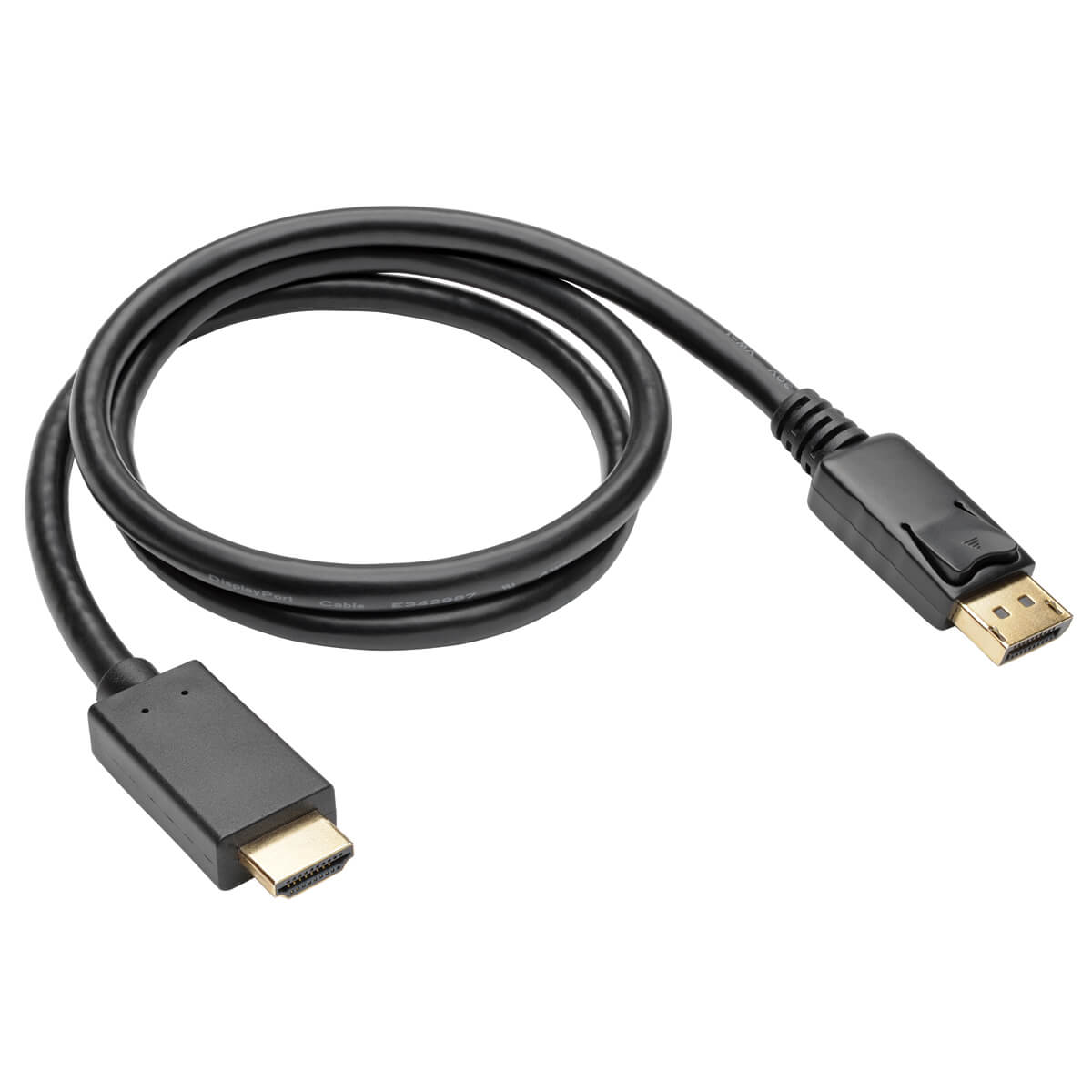 DisplayPort 1.2 to HDMI Adapter Cable, Latches, UHD, 3-ft. | Eaton