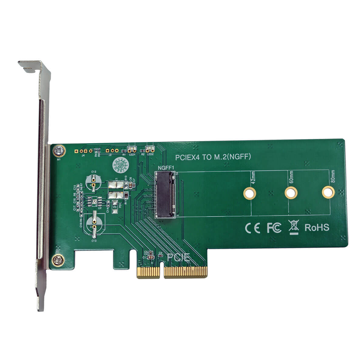 M.2 NGFF PCIe SSD (M-Key) PCI Express (x4) Card | Eaton